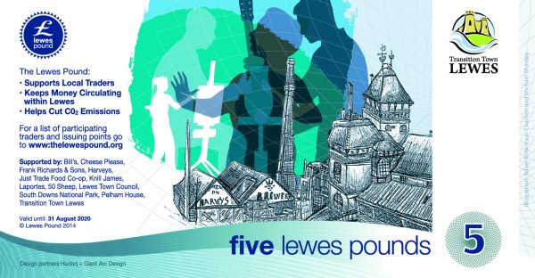 Lewes Five Pound Note | The Lewes Pound